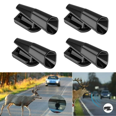 4X Sonic Deer Animal Whistles Wildlife Alert Warning Device Car Safety ...