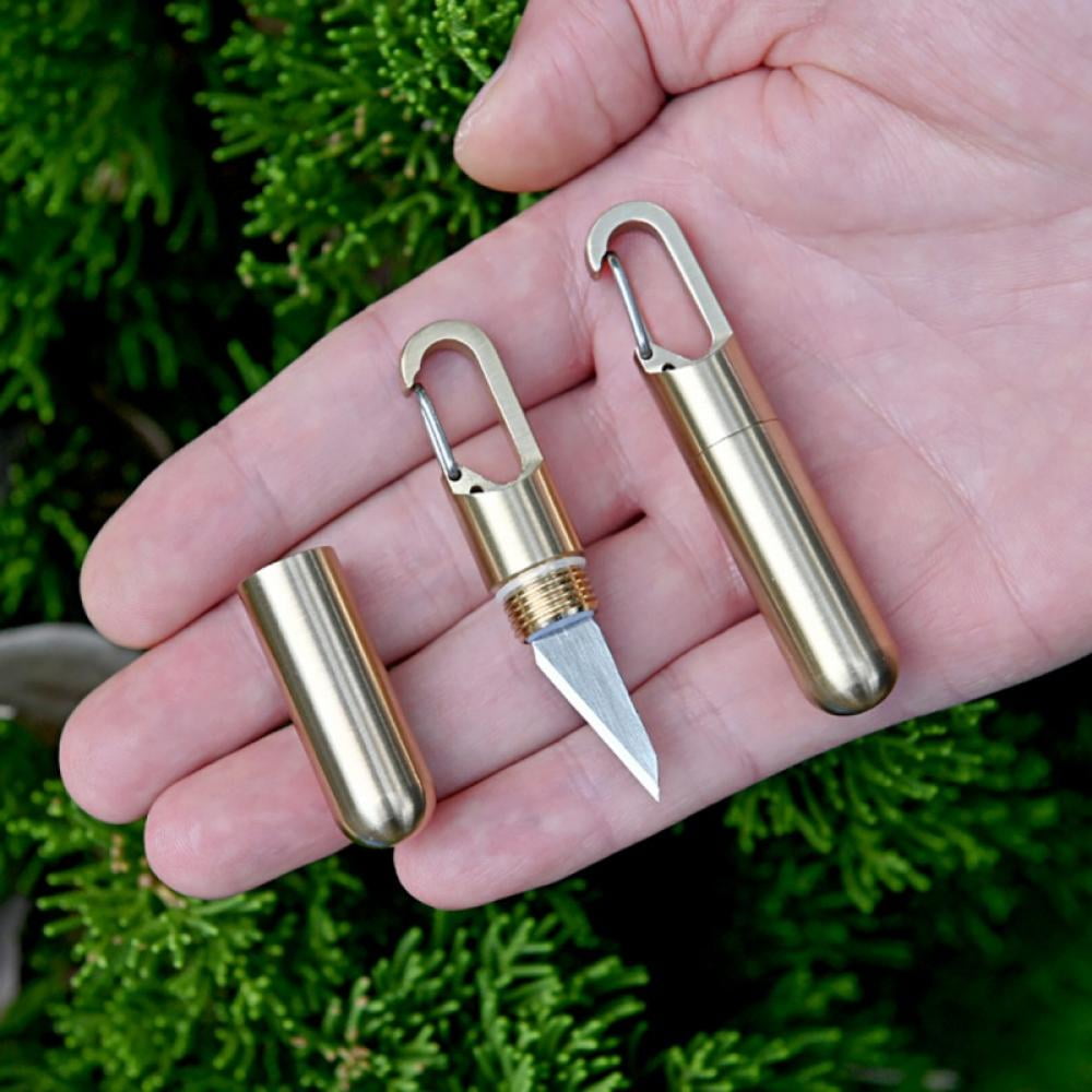 Tiny Cutting Tool, Portable Capsule Cutter - with Keychain Ring Sharp ...