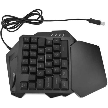 SAYDY Single Hand Gaming Keyboard,Ergonomic Single Hand Keypad with ...