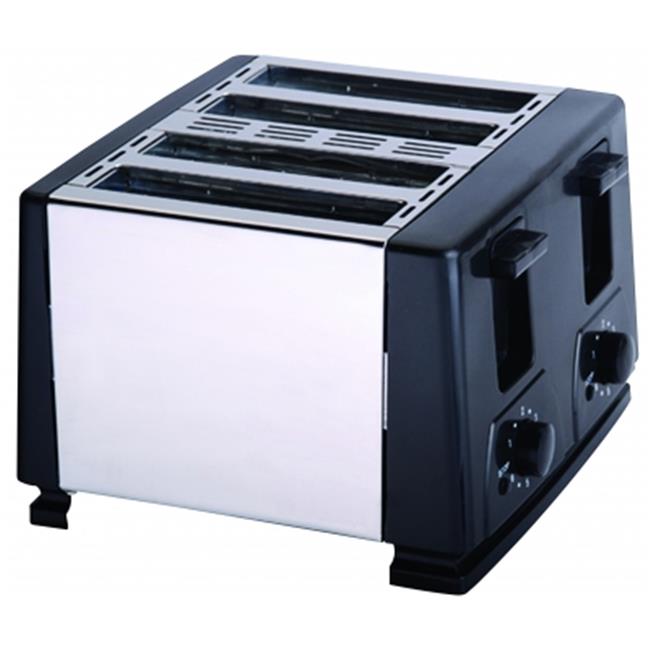 4 Slice Toaster - Black - Walmart.com