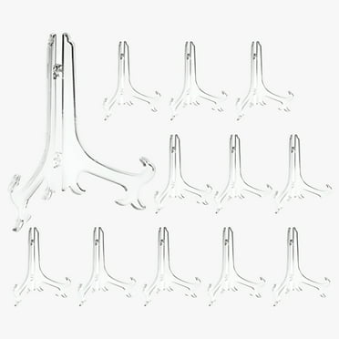 HOHIYA 12 inch Table Number Holders, Chrome Plated, Silver (Pack of 12 ...