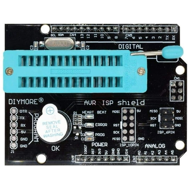 Gump's grocery AVR ISP Shield Burning Burn Bootloader Programmer for Arduino UNO R3 - Walmart.ca