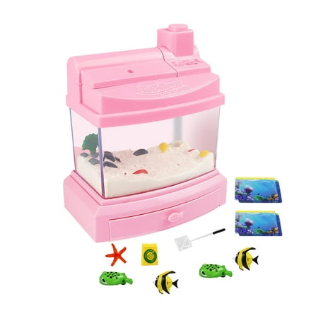 Fake Tank Children's Fish Tank Fish Tank Decoration Electric Luminous ...