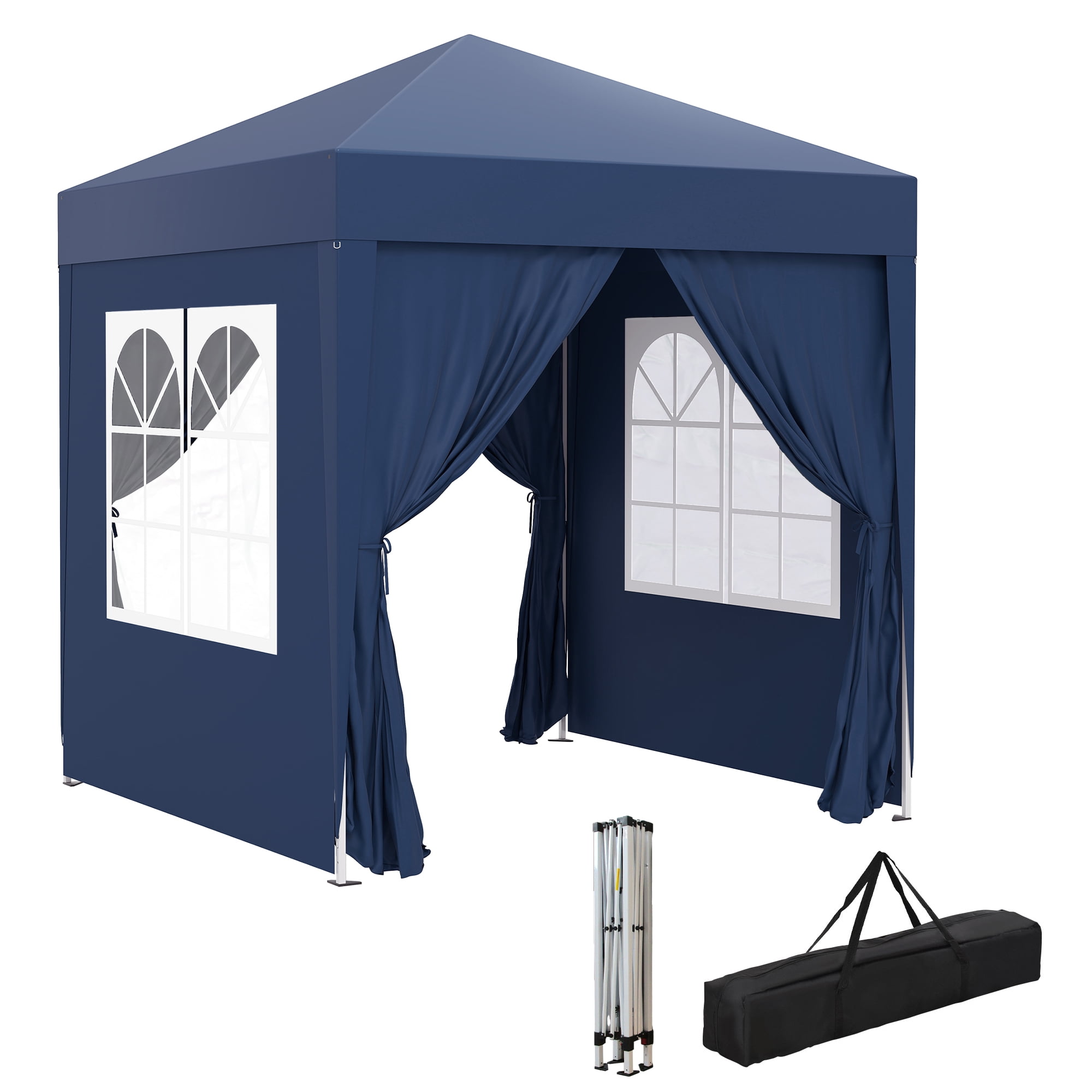 Click here for Outsunny 6.6x6.6 Pop Up Canopy Tent With Sidewalls... prices