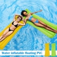 Inflatable Pool Float Adult, Pool Lounger Float Raft Floating Chair Water Floaties with Headrest ...