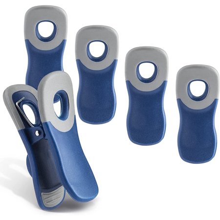 SHIJI65 5 Pc Set of Magnetic Fridge Clips- Nylon Soft Touch Clips for ...