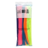 Hello Hobby Fuzzy Craft Kit, 300 Count, Neon Multicolor Chenille Stems ...
