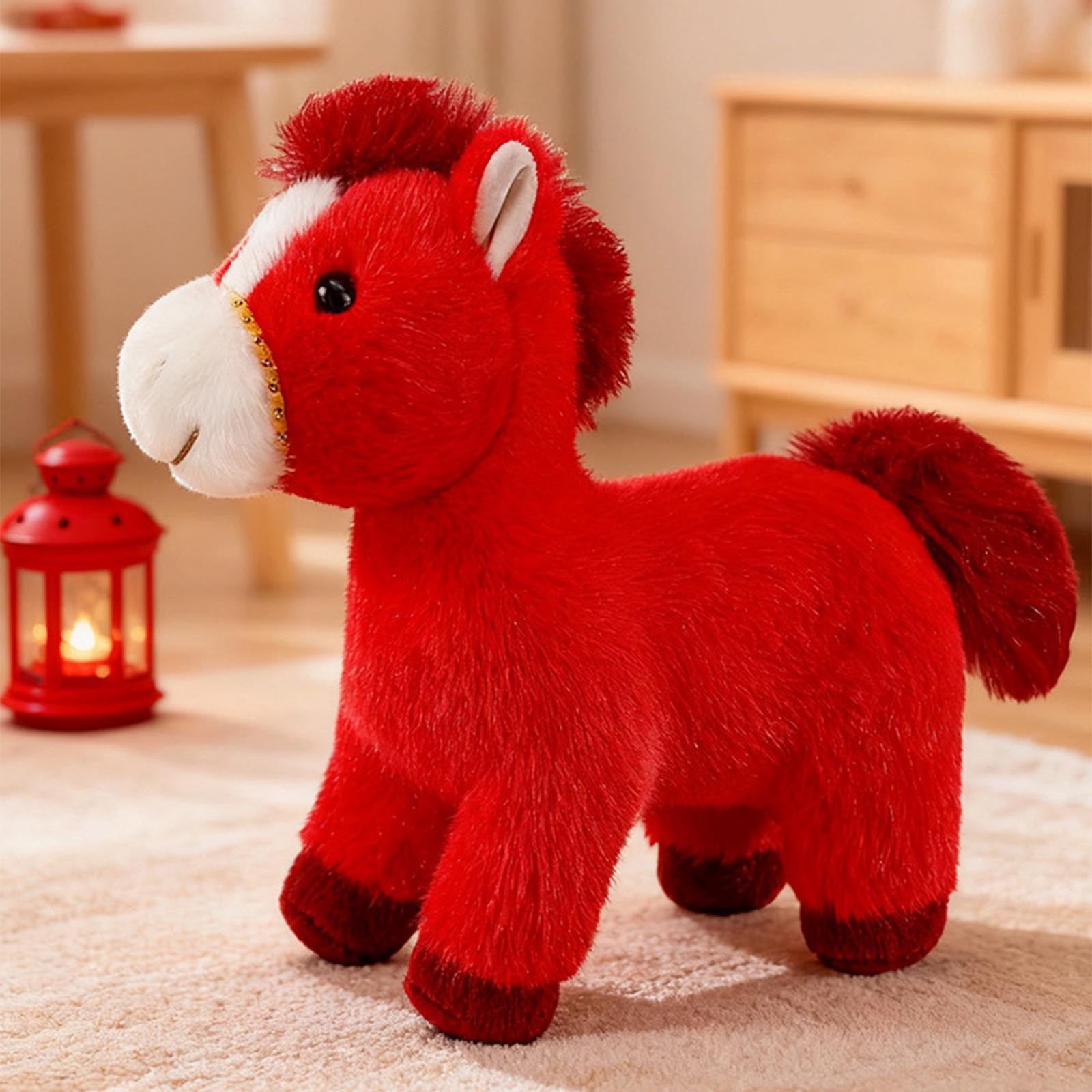 Click here for Desktop Decoration 15cm Red Little Horse Figurine... prices