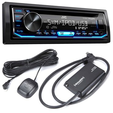 JVC KD-T710BT CD Single Din Car Stereo with High Power Amplifier, AM/FM Radio, Bluetooth Audio ...
