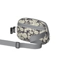 Retro Floral Waist Bag - Vintage Flower Print Fanny Pack Hands-Free for ...