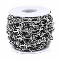 1Roll Resistant 304 Stainless Steel Link Chains with Spool Unwelded ...