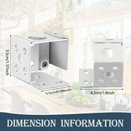 Slotted Support Bracket - Mountable to Top Surface with Double-Sided ...