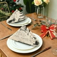 Hyjoy Vintage Pattern Cloth Napkins 1 Pack,Reusable Washable Polyester ...