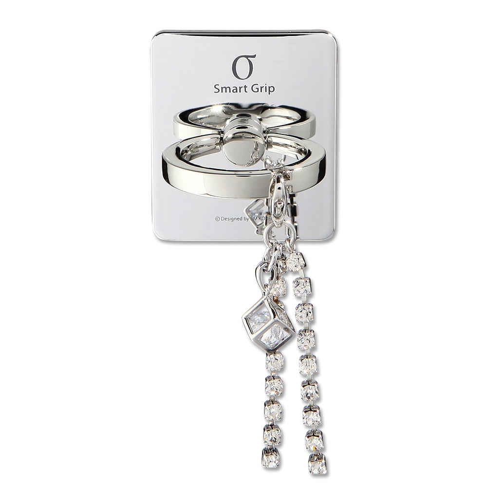 Cell Phone Finger Ring Holder & Grip with Luxury Oktant Crystal ...