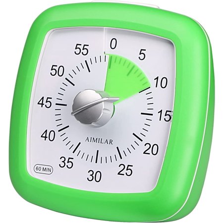 LuoHeng Visual Countdown Timer for Kids - 60 Minute Visual Analog ...