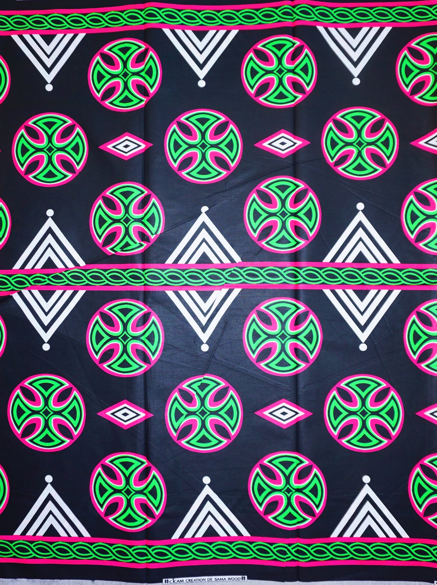 Atoghu Toghu African Fabric by The Yard, Cotton Ankara, Mud Cloth Print ...