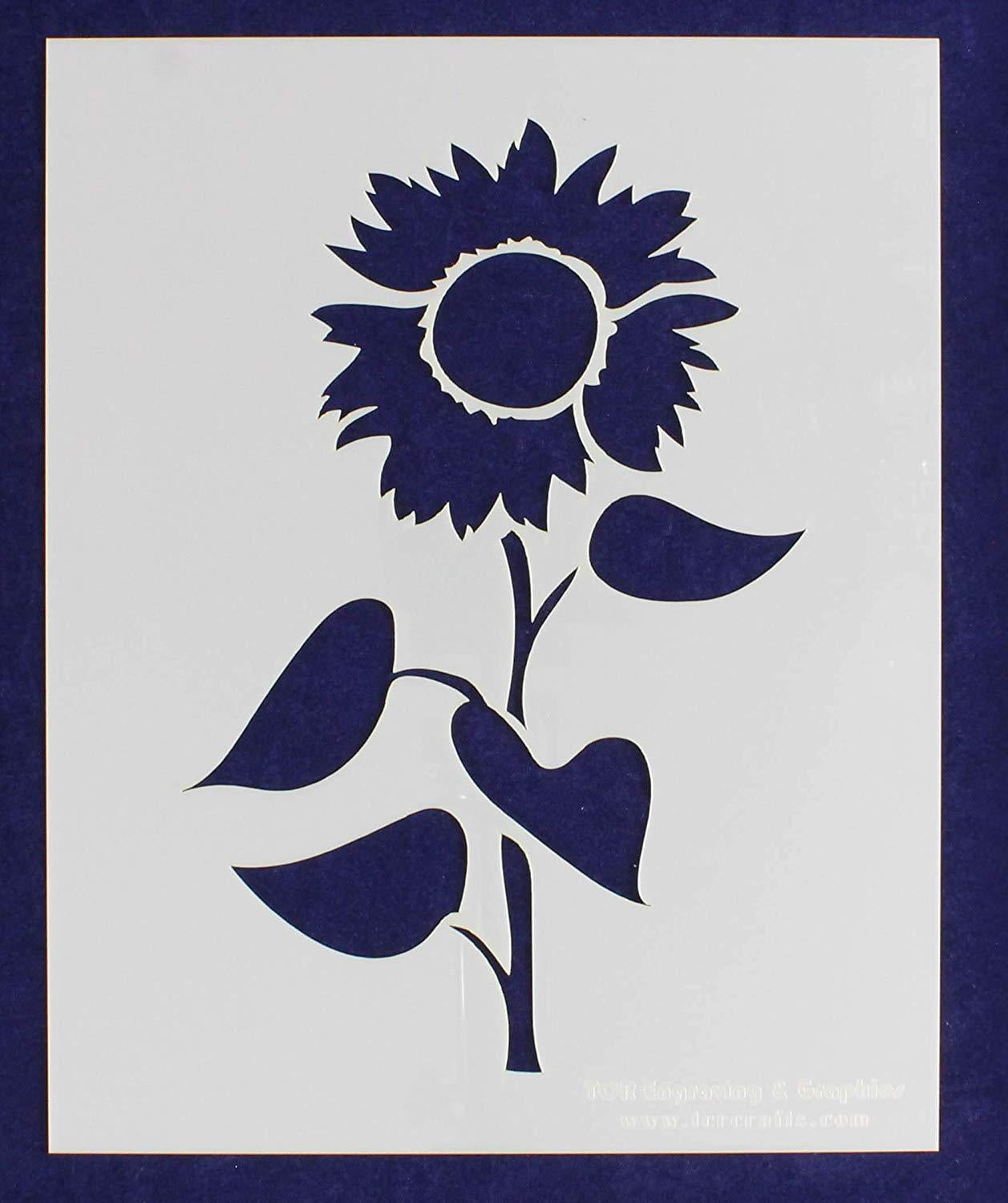Sunflower Stencil