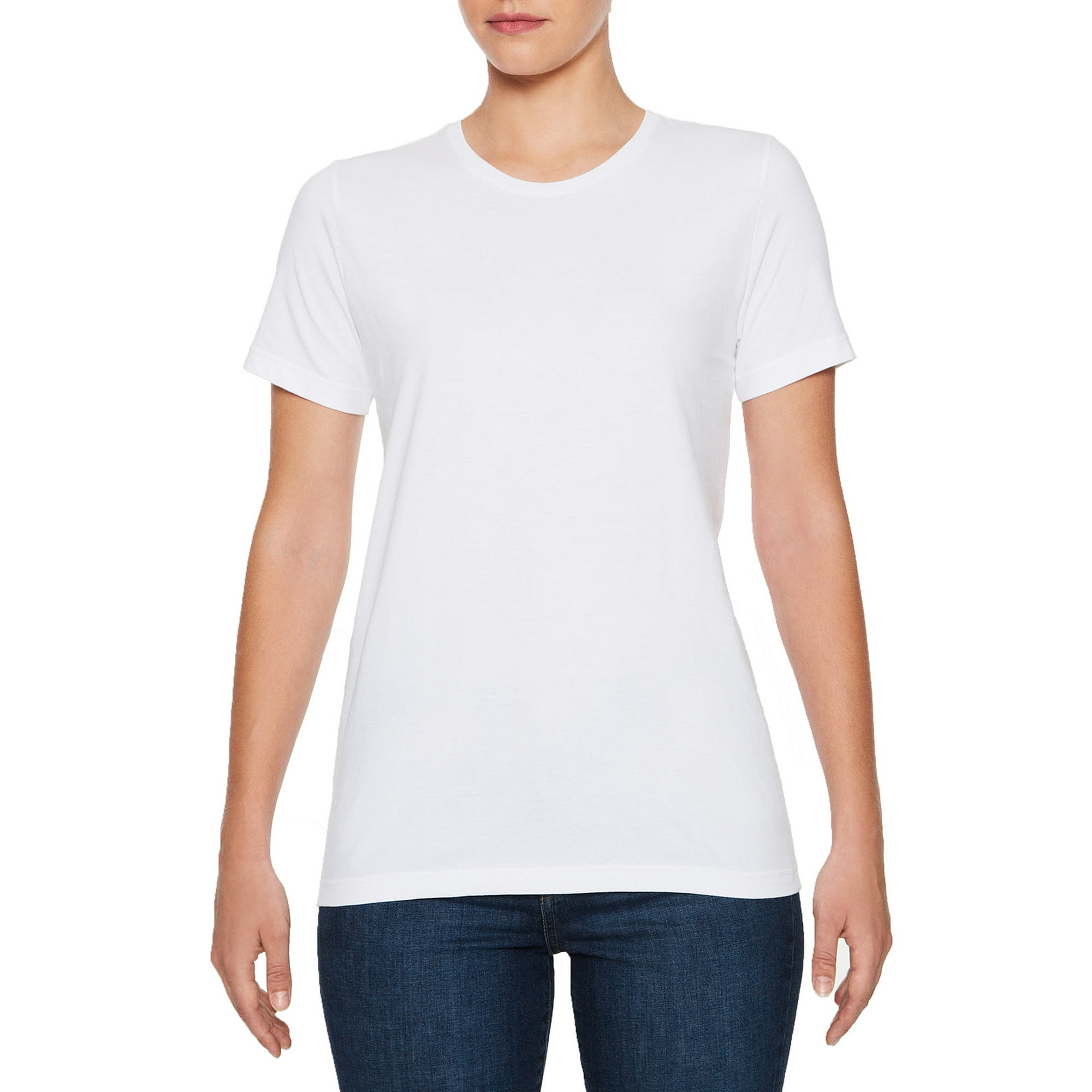 Click here for Gildan Ladies Softstyle Cvc T-Shirt  Xl  White prices