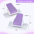 ABPETE 2pcs Border Punches, Border Edge Craft Floral Pattern Punches ...