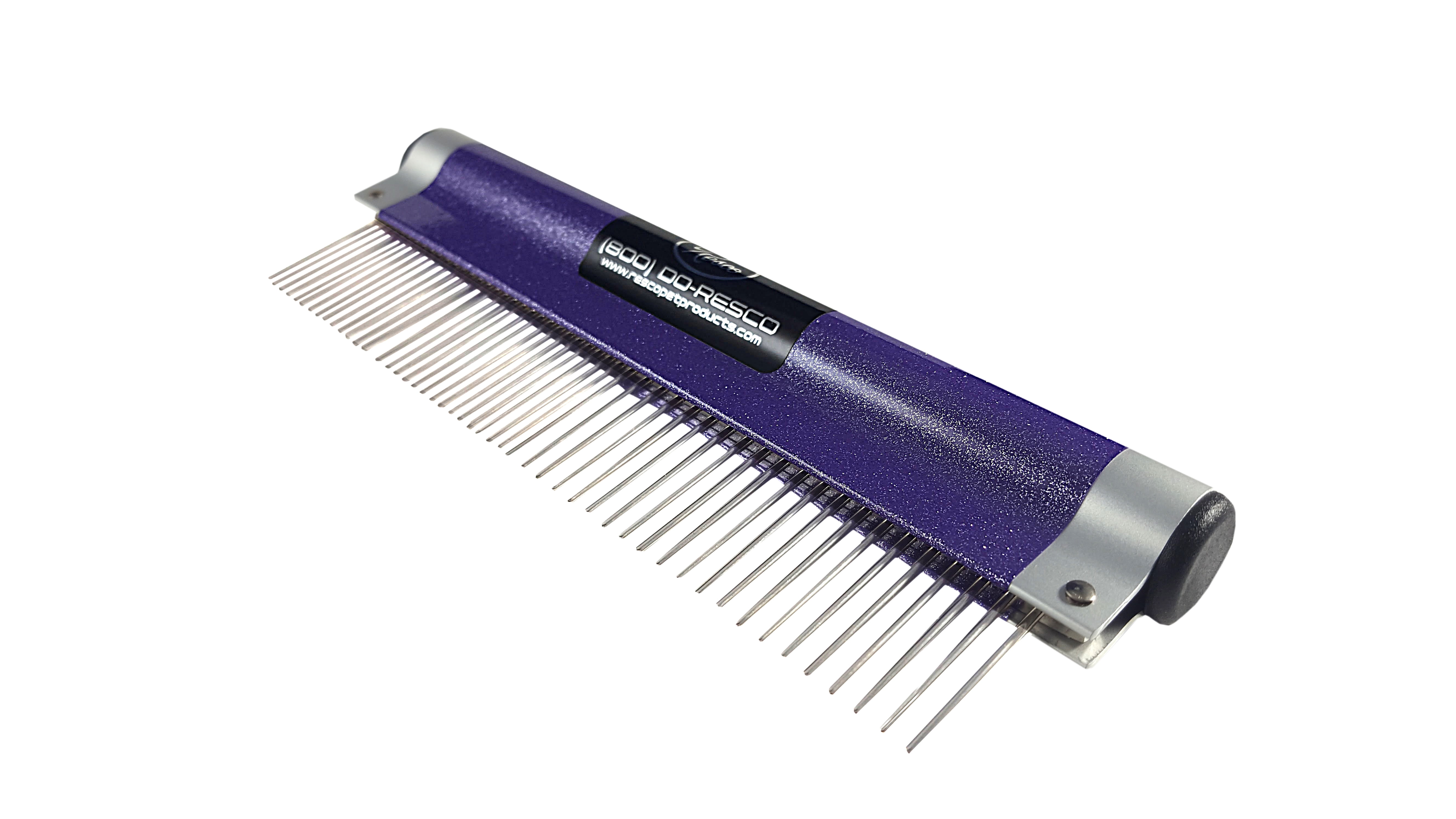 Resco Professional Combination Comb, Wrap Series, Sparkle Purple ...