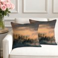 Abstract Pine Trees Throw Pillow Covers 20 x 20 Inch Pillow Covers Set ...