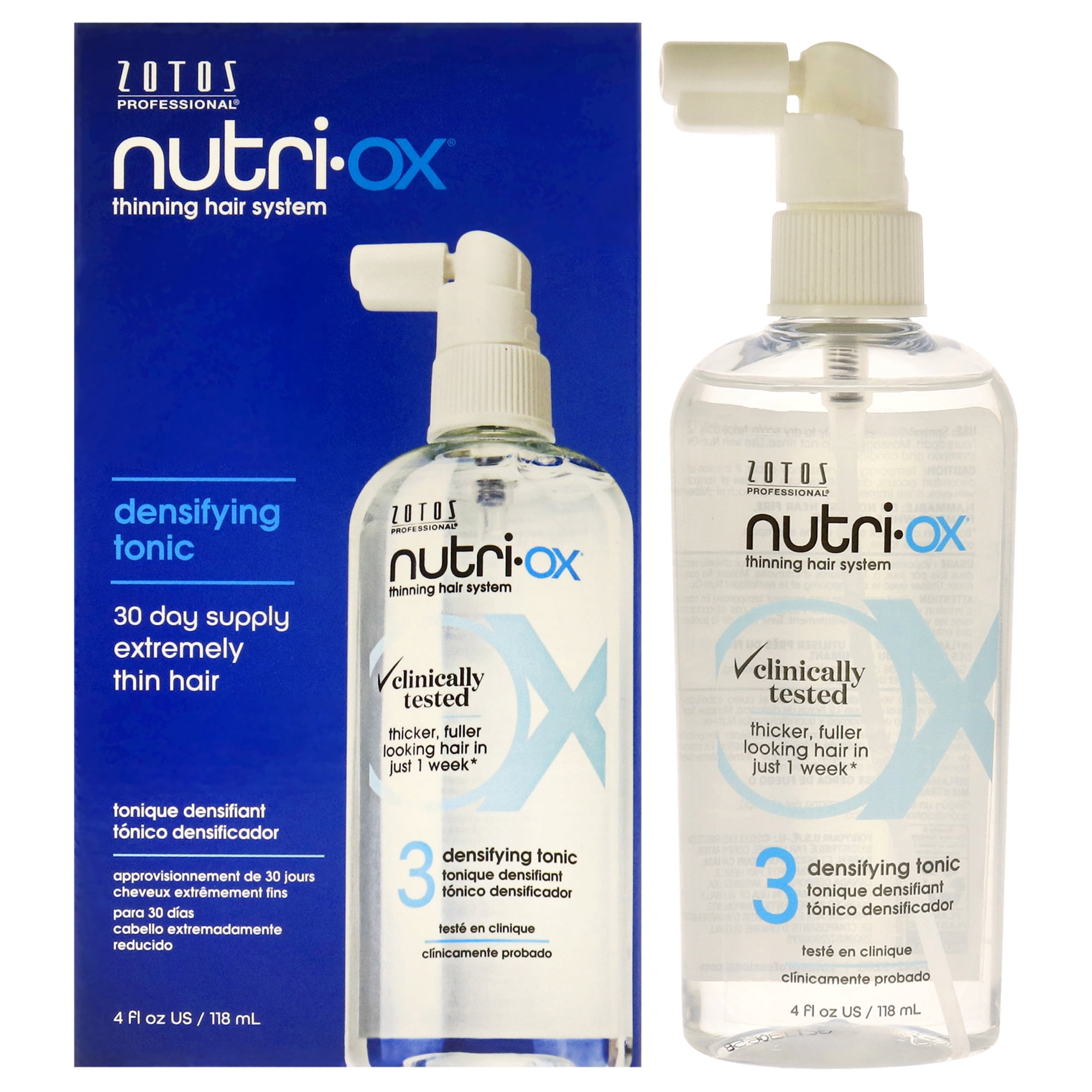 Tónico densificante Nutri-ox de Zotos para unisex - Tónico de 4 oz ...