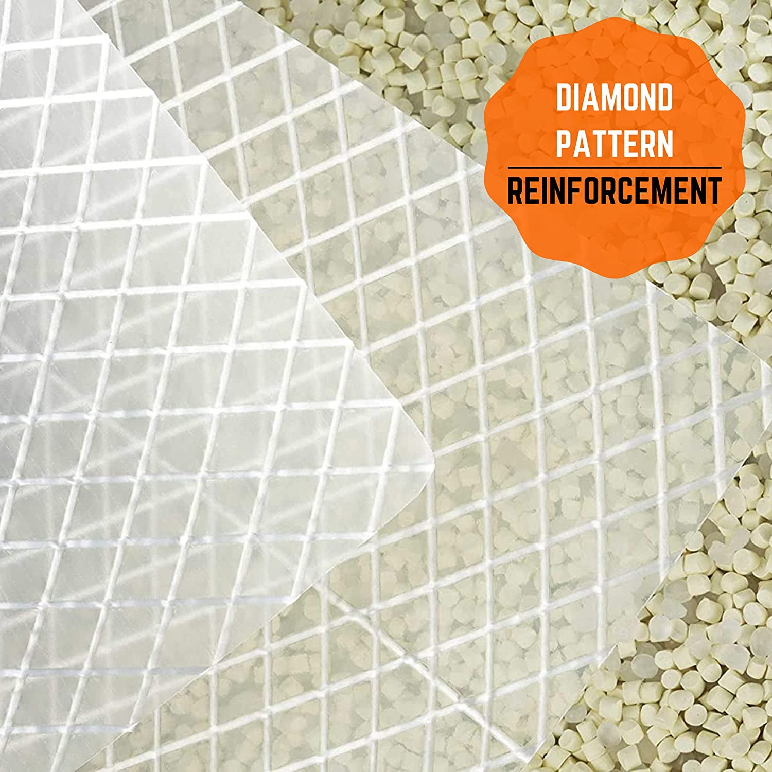 Buy Farm Plastic Supply - Dura Skrim String Reinforced Clear Plastic ...