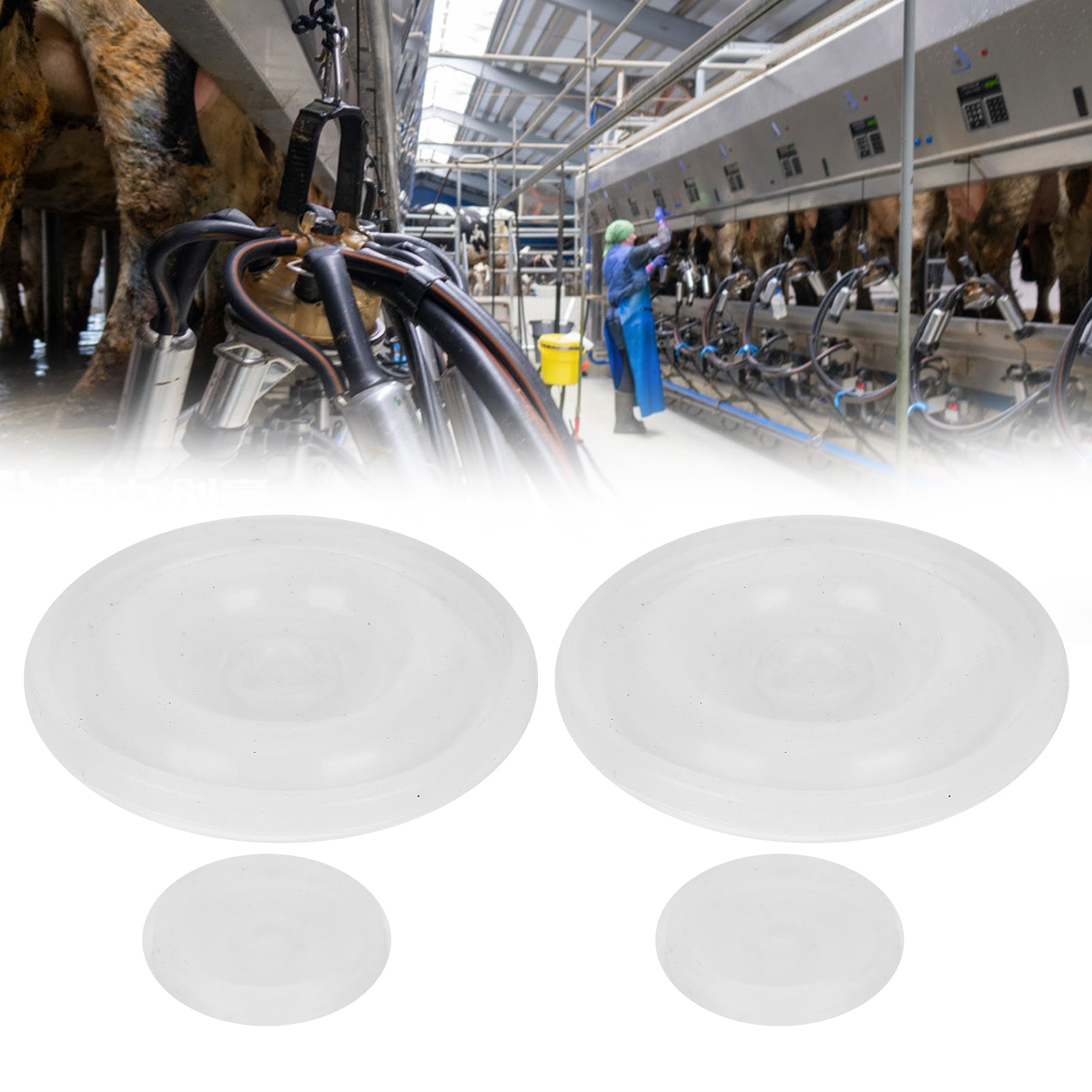 FLAMEEN Cow Milking Pulsator Diaphragm, Pulsator Diaphragm, 4Pcs ...