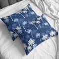 4 Pieces Duvet Cover Queen Bedding Sets Summer Beach Palm Tree ...