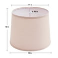 Lampshades Set of 2 for Table Floor Lamp, Drum Lamp Shades, 12.7" Top x ...