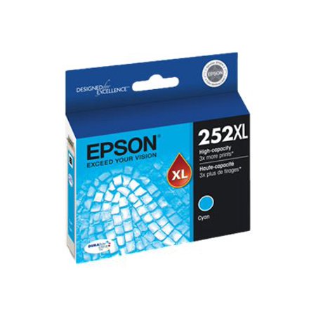 Epson 252XL With Sensor - XL - cyan - original - ink cartridge - for ...