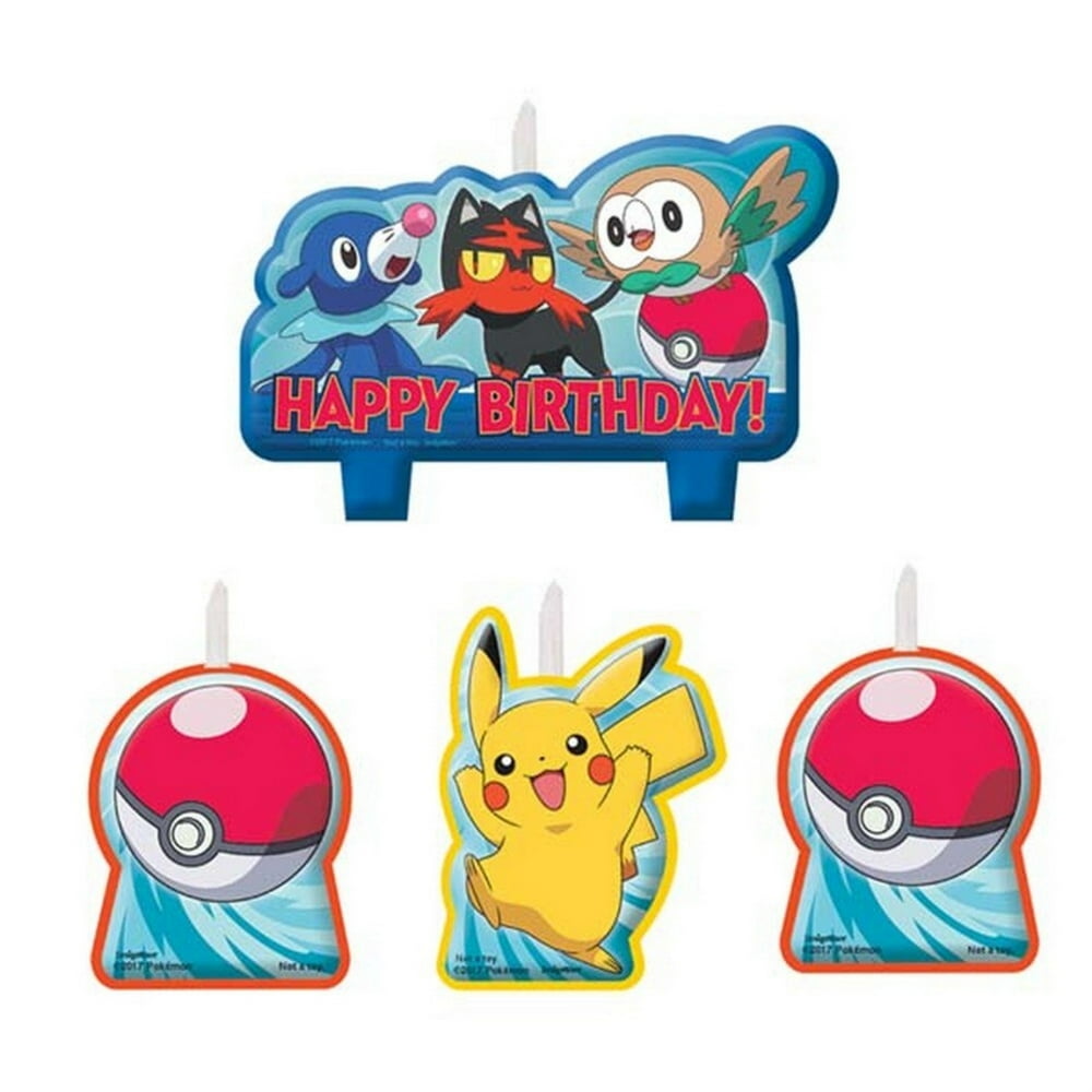 Pokemon Birthday Candle Set - Walmart.com - Walmart.com
