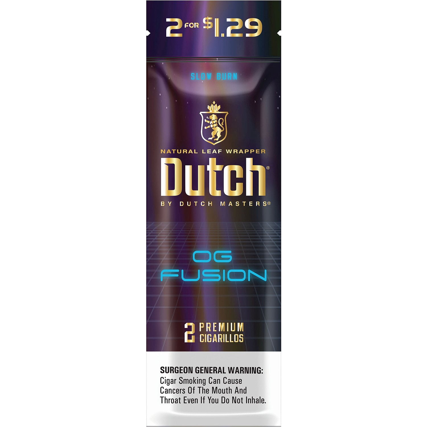 Dutch Masters OG Fusion Cigars, Pre-Priced 2 for $1.29, 2 ct., 30 pk ...