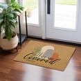 Boho Christian Door Mat Coir Doormat, We are Covered Psalms 91 Doormats ...