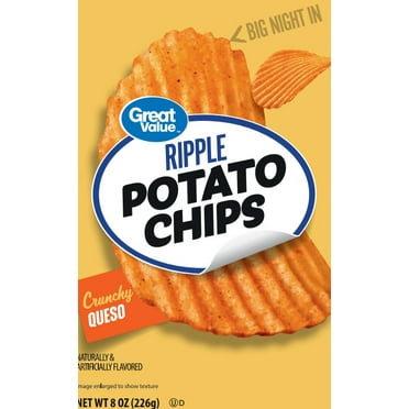 Great Value Kettle Cooked Jalapeno Flavored Potato Chips, 8 oz ...