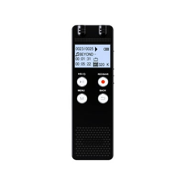 RONY 32GB Digital Voice Recorder MP3 Player for Lectures, Interviews - Mini Portable Dictaphone ...