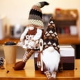 Zgyau Desktop Ornament Faceless Old Man Dwarf Doll Sitting Figure Doll