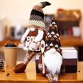 Zgyau Desktop Ornament Faceless Old Man Dwarf Doll Sitting Figure Doll