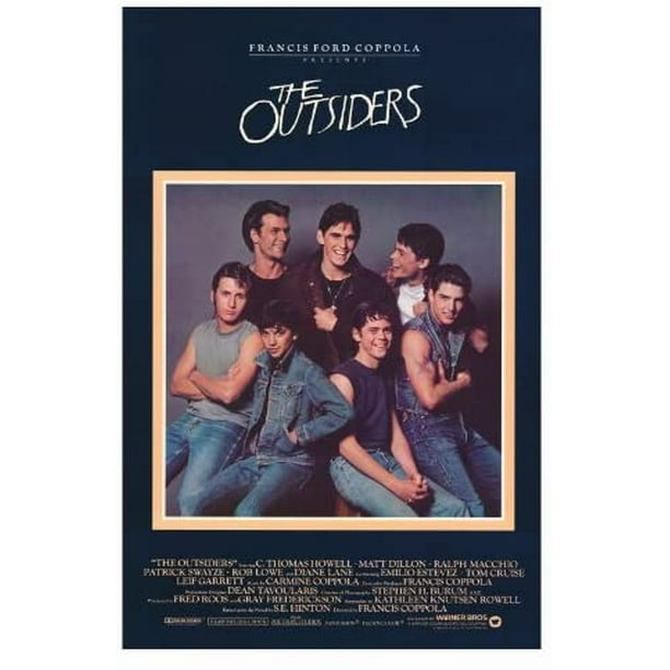 The Outsiders Movie POSTER 27" x 40" Style B - Walmart.com - Walmart.com