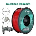 eSUN 1.75mm Fire Engine Red PLA PRO (PLA+) 3D Printer Filament 1KG ...