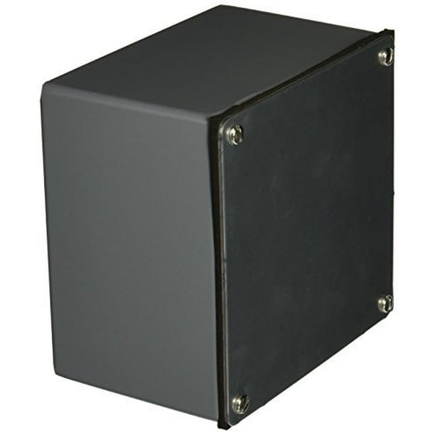 Hoffman A664GSC, 6" x 4" x 6", Galvanized Steel, Screw Cover Enclosure ...