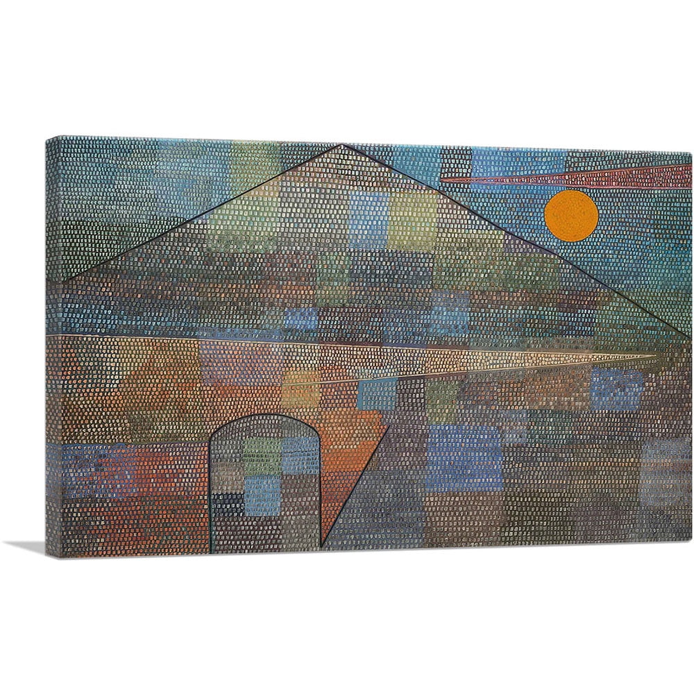 ARTCANVAS Ad Parnassum 1932 Canvas Art Print by Paul Klee - Size: 40" x ...