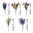 5pc Artificial Flowers Bouquet Decor, Multicolor Plastic Floral ...
