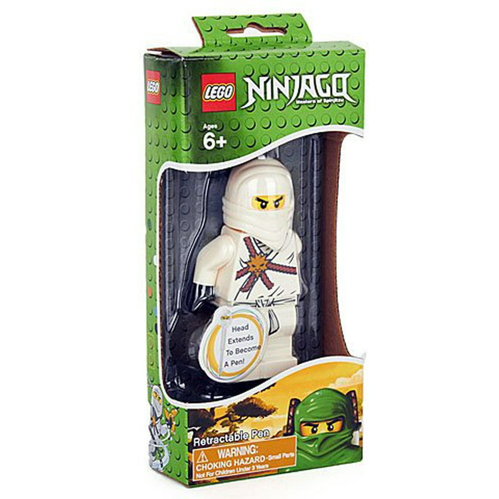 LEGO Ninjago Masters of Spinjitzu White Retractable Pen - Walmart.com ...