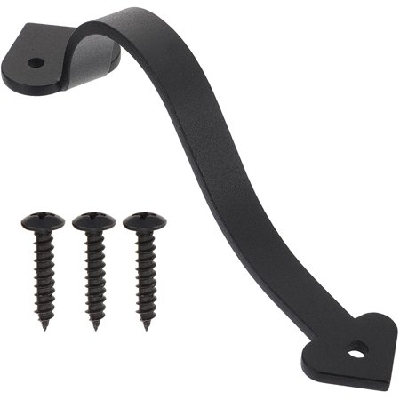 Fortunenine Bar Cabinet Pull Black Furniture Arch Handle with Screw 23 ...