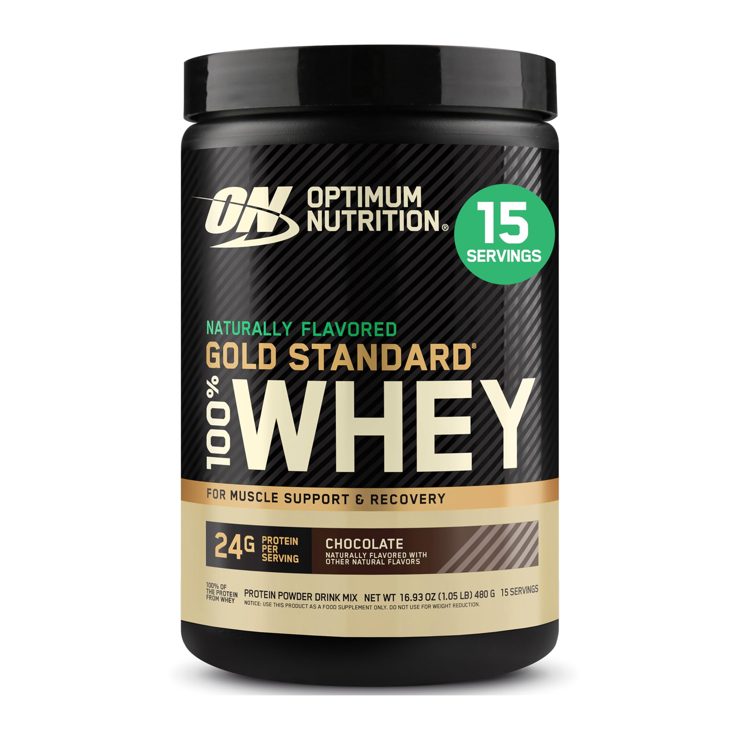 Polvo Suplemento de Proteína Optimum Nutrition Gold Standard Whey 15 ...