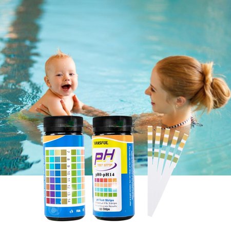 Water Test Strips 0-14 Test Strips Test Paper Swimming Pool Test Strips ...