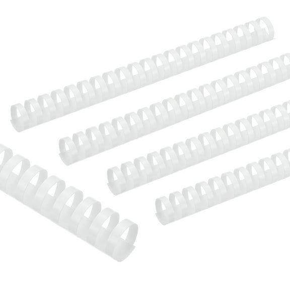 15 PCS Plastic Binding Combs, 30 Rings Click Coils, 3/4 Inch Diameter ...