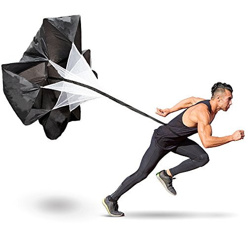 Crown Sporting Goods Resistance Parachute for Sprint Speed Training, 56 ...