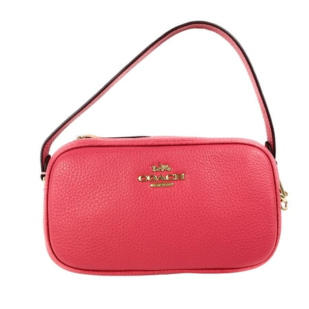 Coach Pebbled Leather Jamie Wristlet (Watermelon) | Walmart Canada
